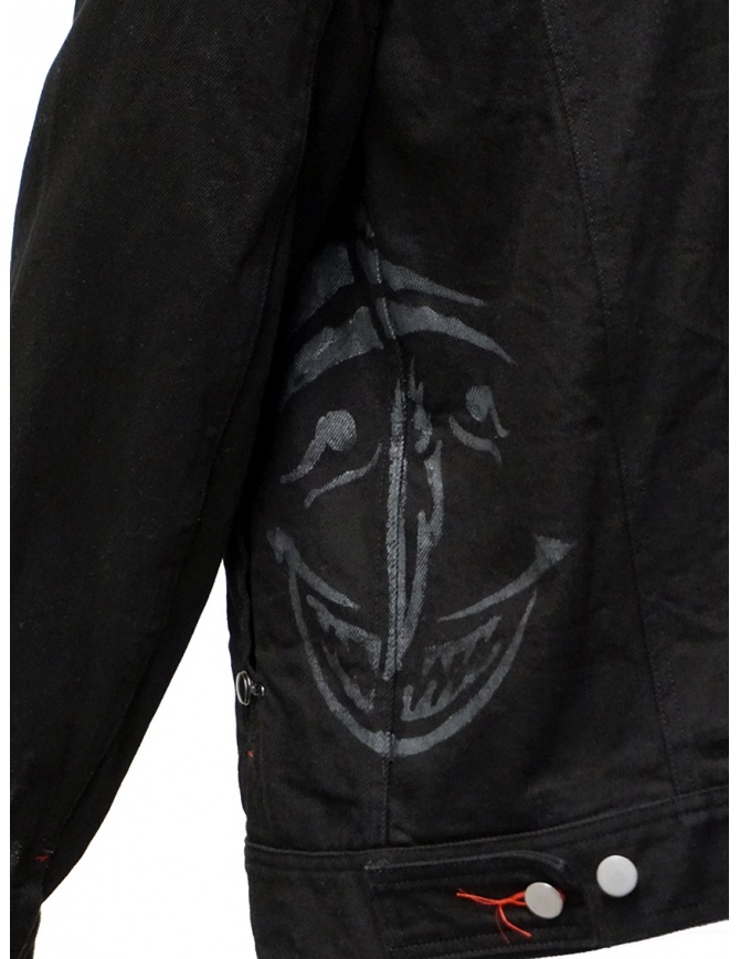 DDP Iconic Brand giacca in jeans nera da uomo