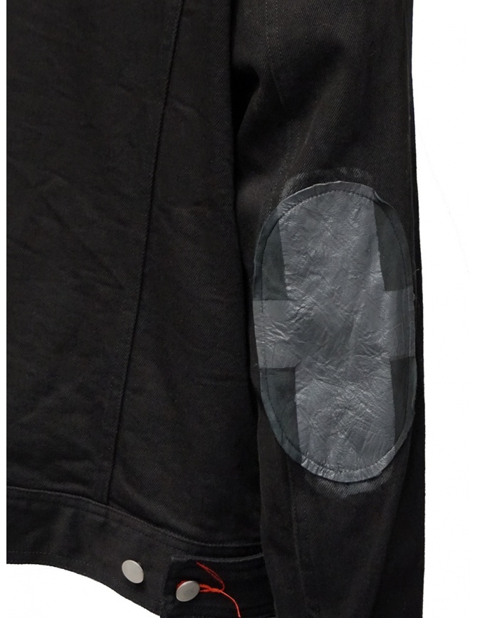 DDP Iconic Brand giacca in jeans nera da uomo