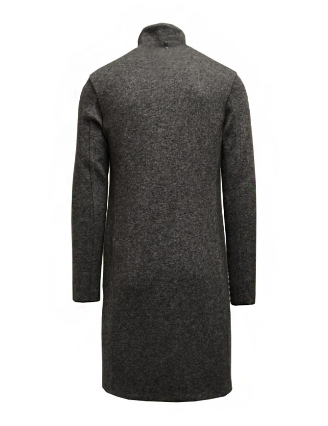 Label Under Construction black-gray reversible coat for men