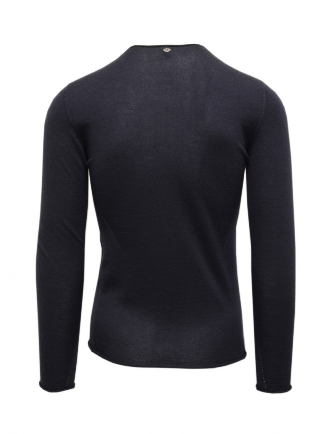 Label Under Construction men's blue cashmere-silk sweater