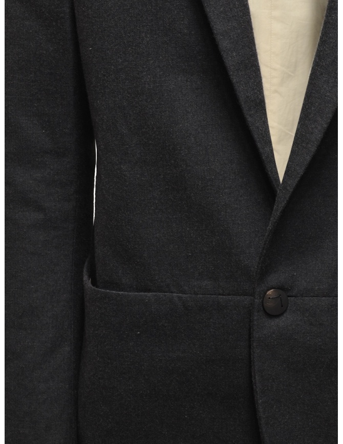 Label Under Construction Dark Grey Suit Jacket for Men