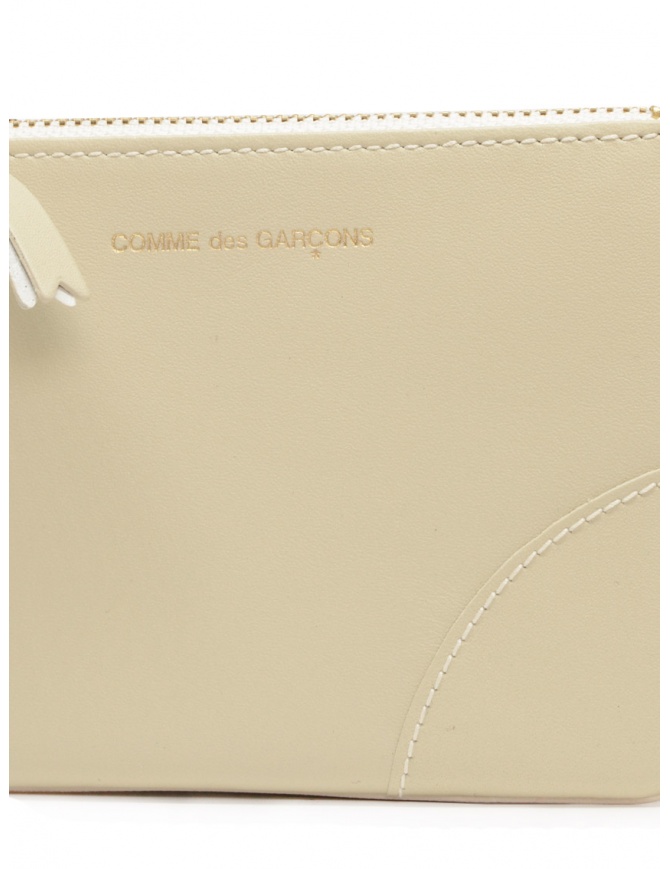 Comme des Garçons SA8100 bustina in pelle bianca
