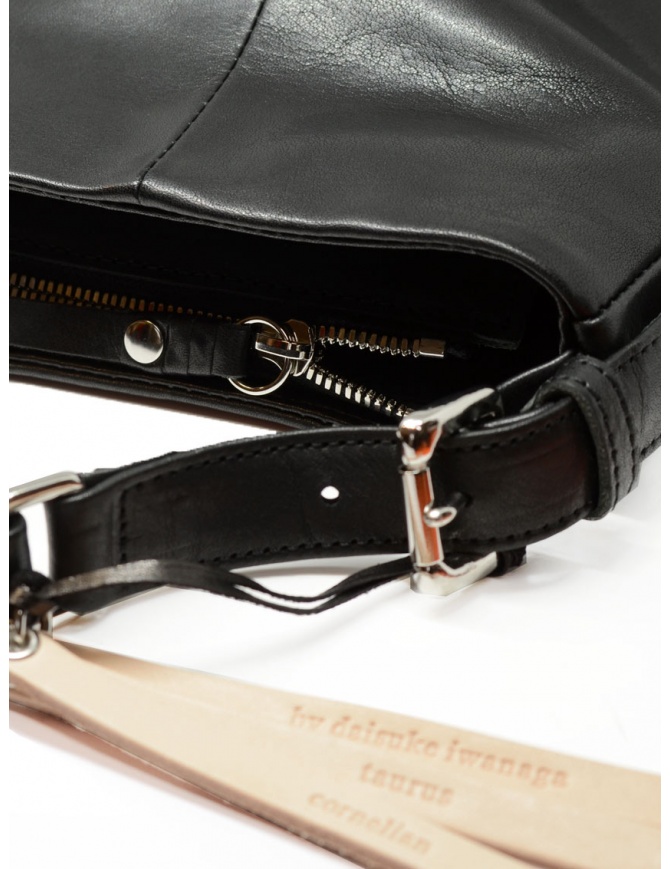 Cornelian Taurus black leather shoulder bag
