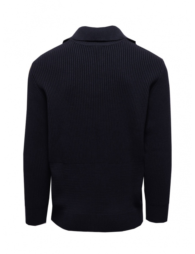 S.N.S. Herning men's blue short zip sweater