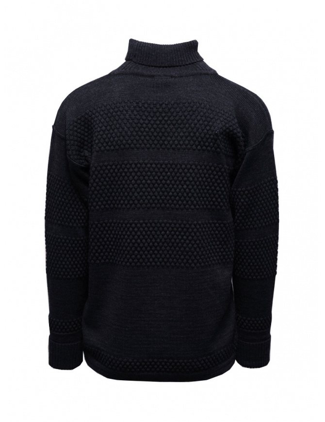 S.N.S. Herning Fisherman men's blue fisherman turtleneck sweater