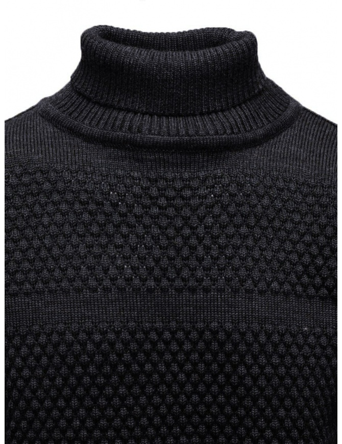 S.N.S. Herning Fisherman men's blue fisherman turtleneck sweater