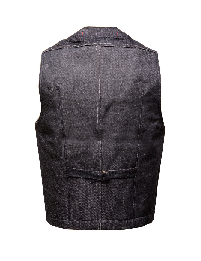 Kapital men's wool lined denim vest