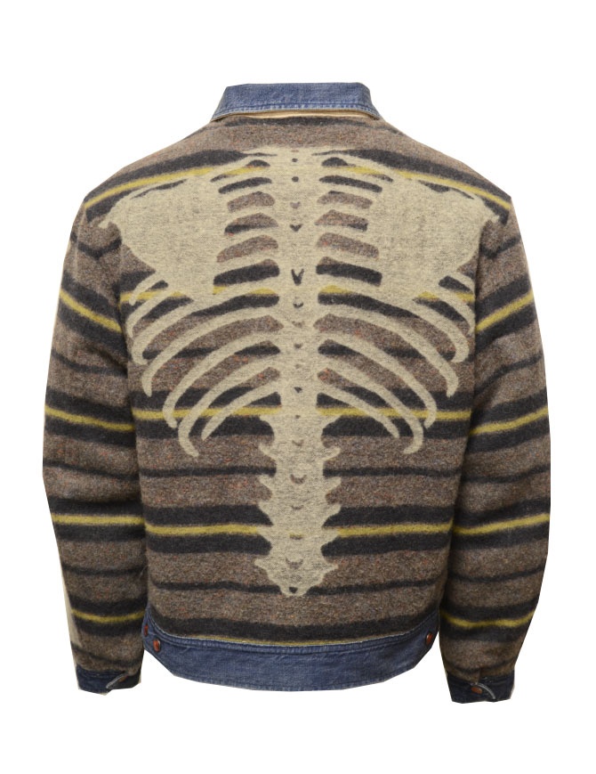 Kapital reversible jacket in denim and wool for men