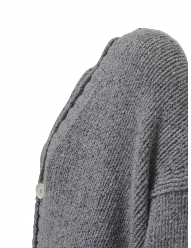 Ma'ry'ya maxi grey wool cardigan for woman