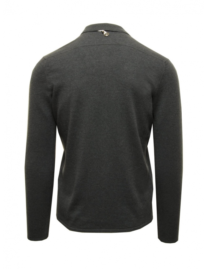Label Under Construction grey cashmere shirt for men