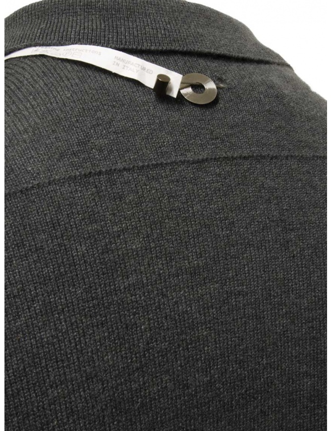 Label Under Construction grey cashmere shirt for men
