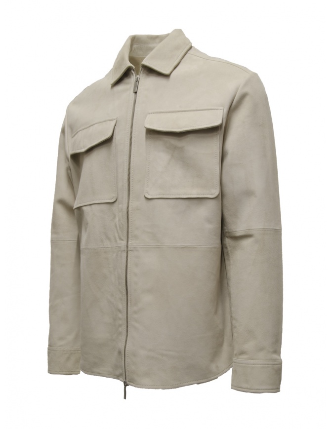 Selected Homme beige suede jacket for men