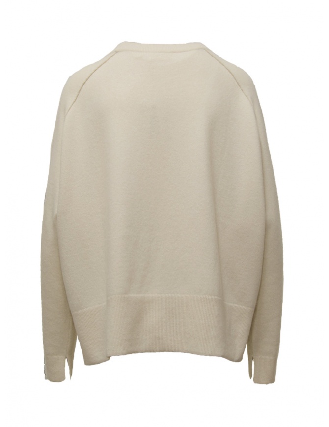 Dune_ boxy light beige cashmere sweater for women