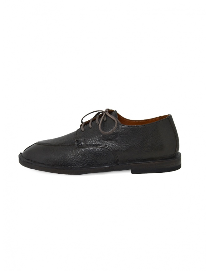 Shoto men's lace-up shoes in dark brown leather