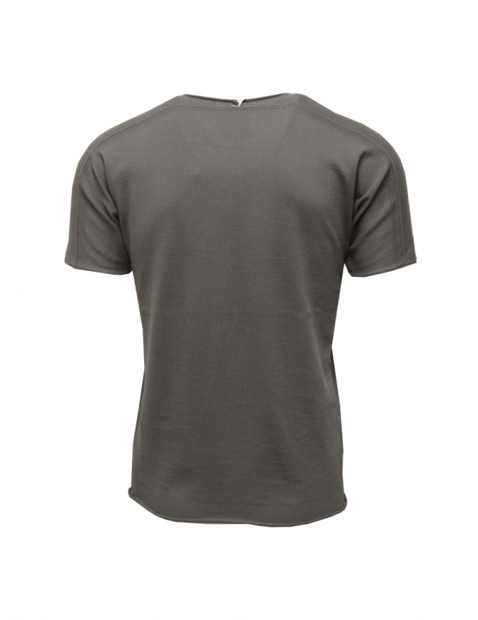 Label Under Construction men's grey cotton knit T-shirt