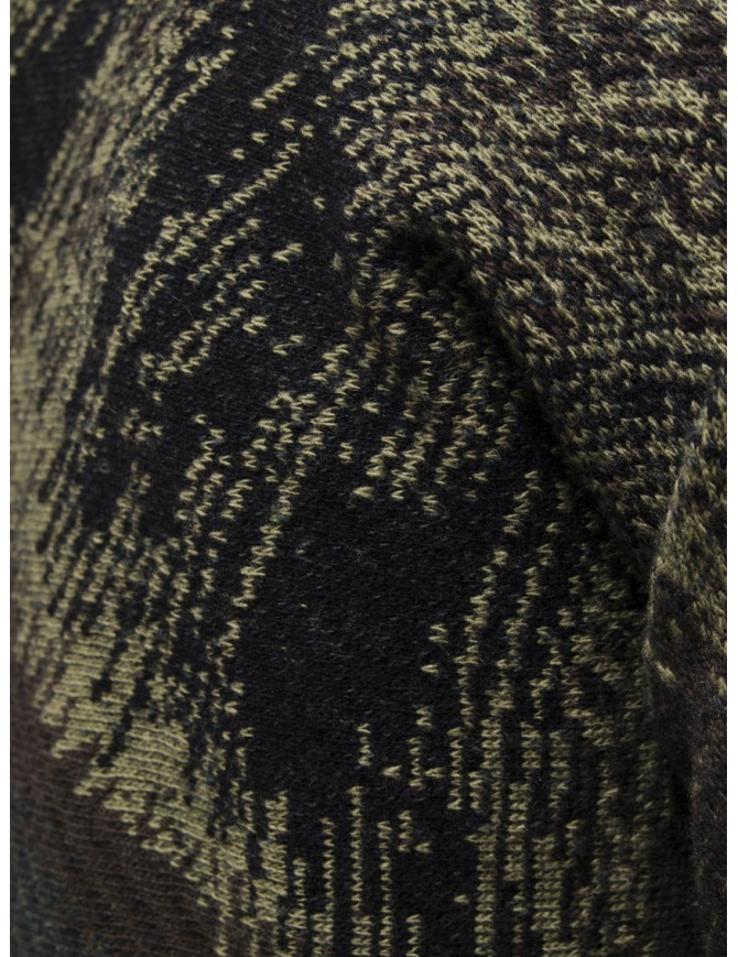 Label Under Construction men's grey pullover with side jacquard part