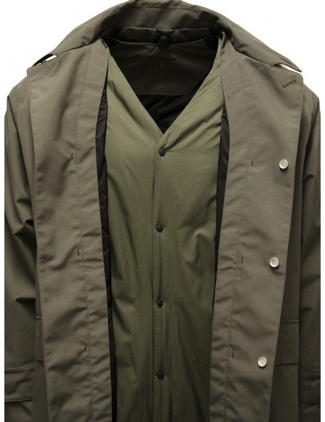 Goldwin 3 in 1 olive green waterproof jacket for men