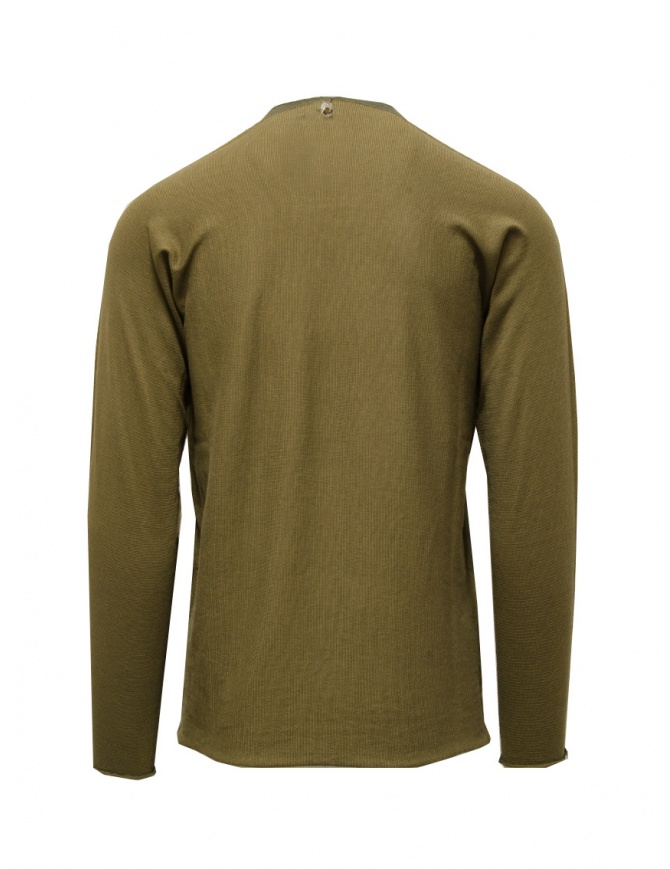 Label Under Construction – T-shirt uomo verde militare a righe ...