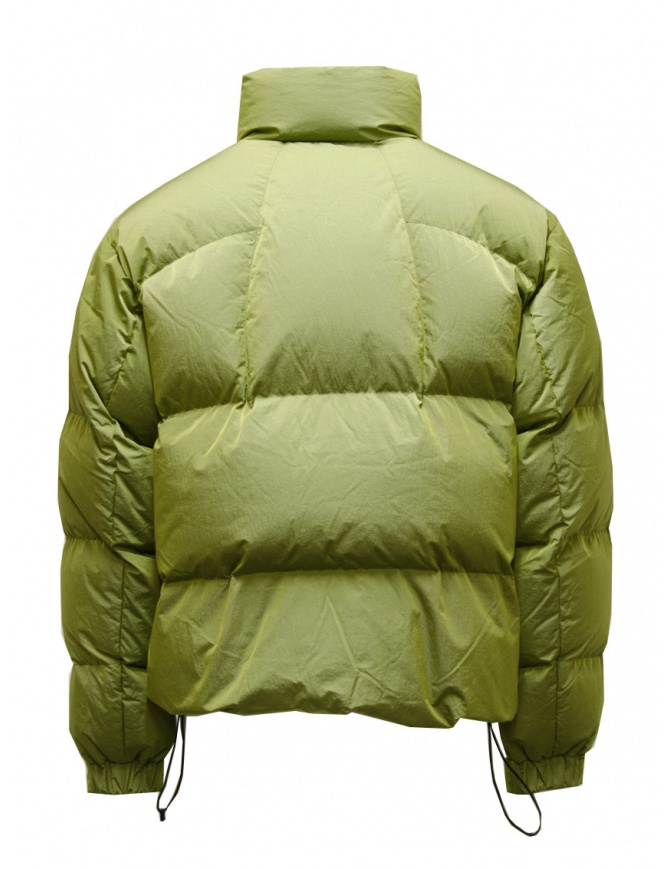 Goldwin green satin down jacket – Men’s lightweight skiwear jacket